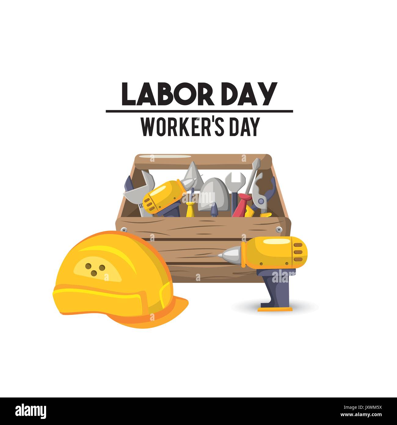 labor day national celebration symbol Stock Vector Image & Art - Alamy