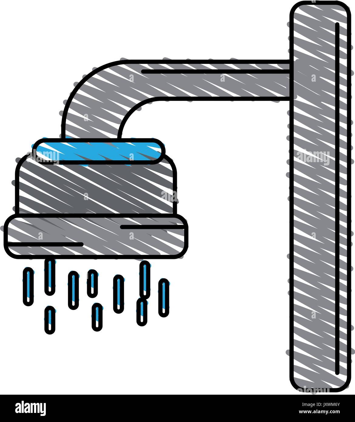 shower vector illustration Stock Vector Image & Art - Alamy