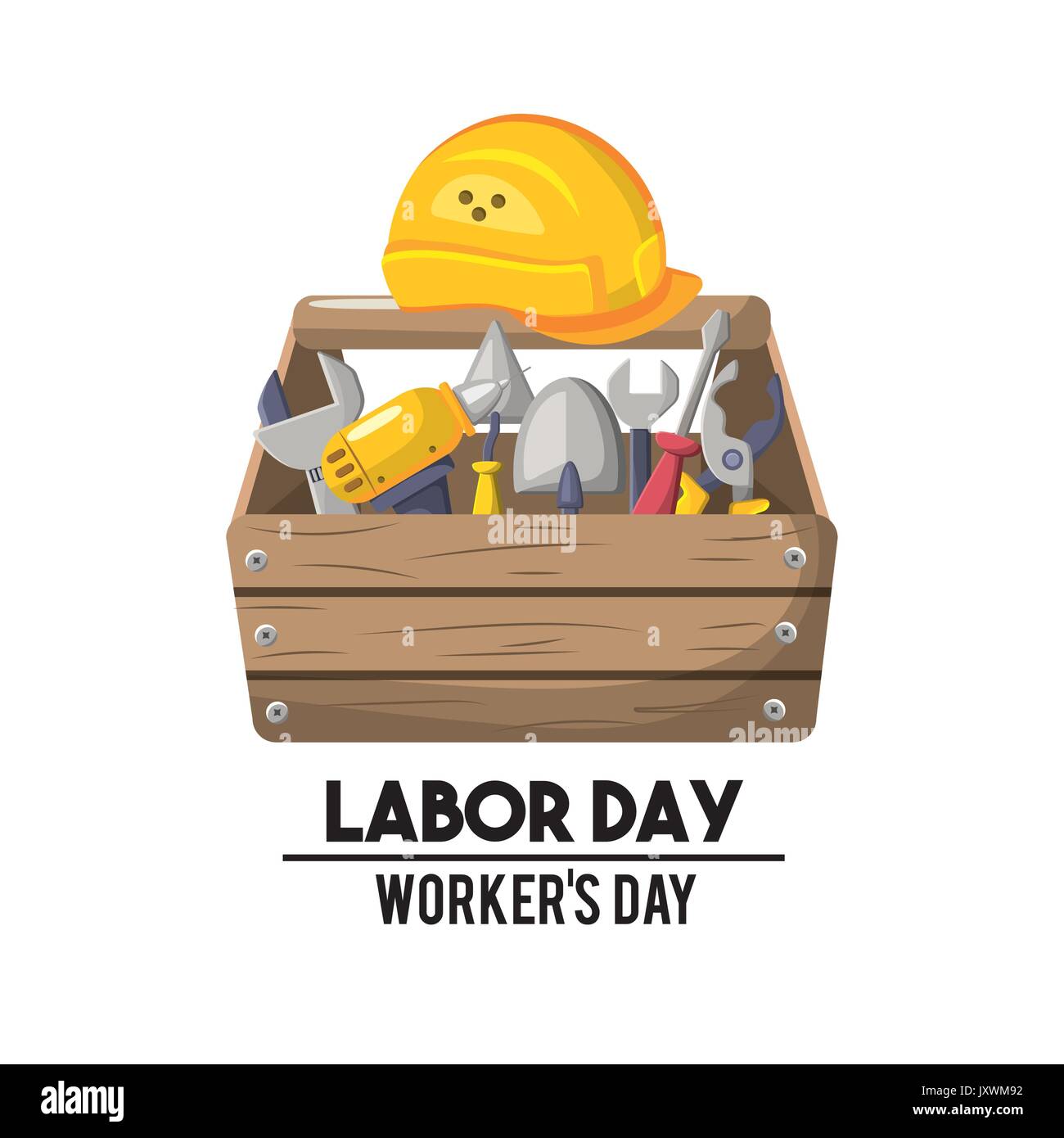 labor day national celebration symbol Stock Vector Image & Art - Alamy