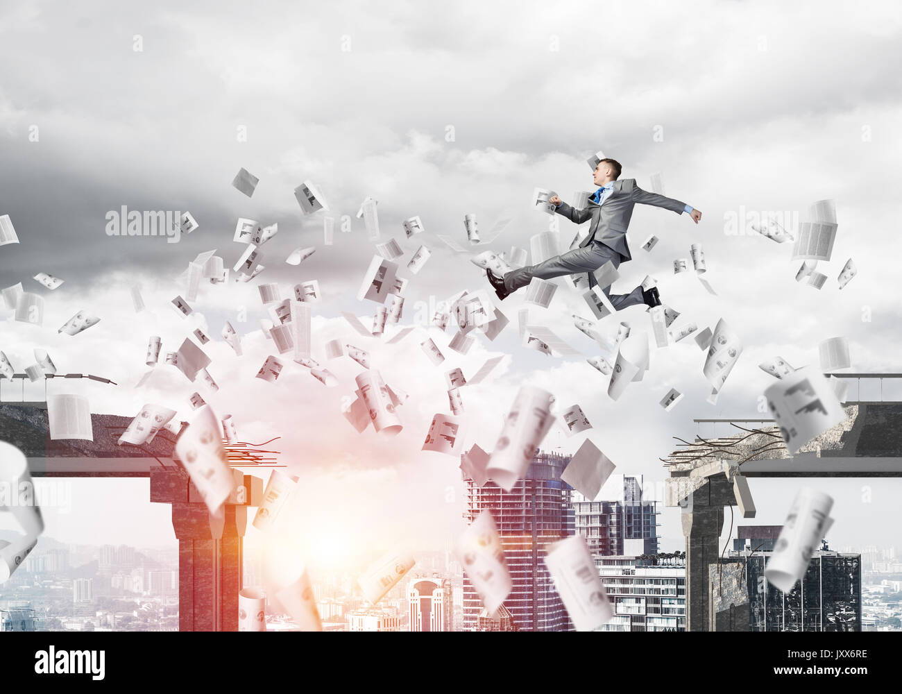 Problem and difficulties overcoming concept Stock Photo - Alamy