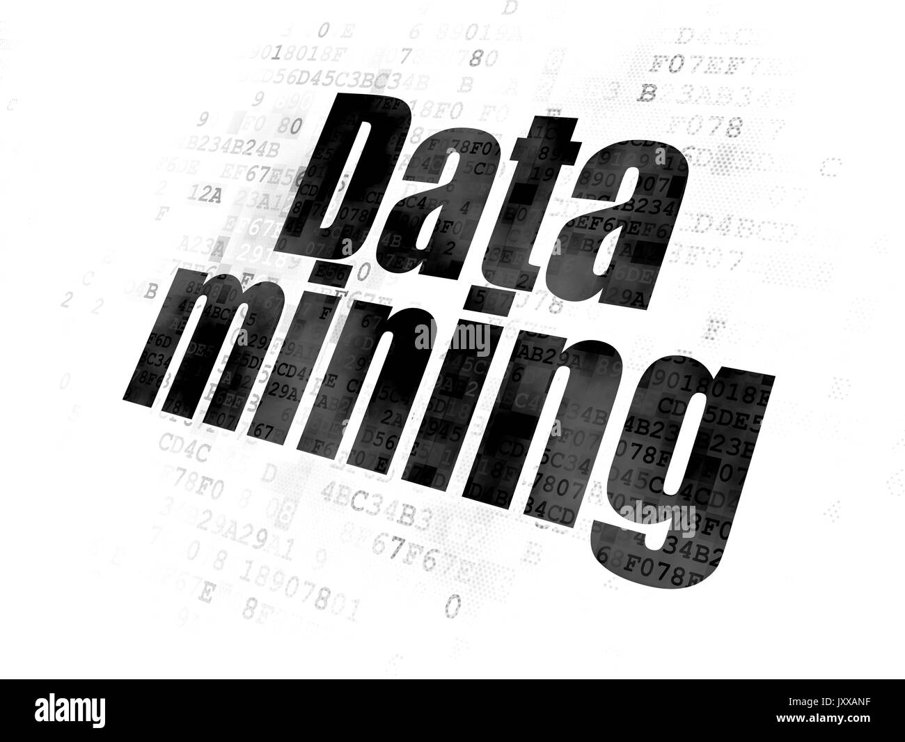 Information concept: Data Mining on Digital background Stock Photo - Alamy