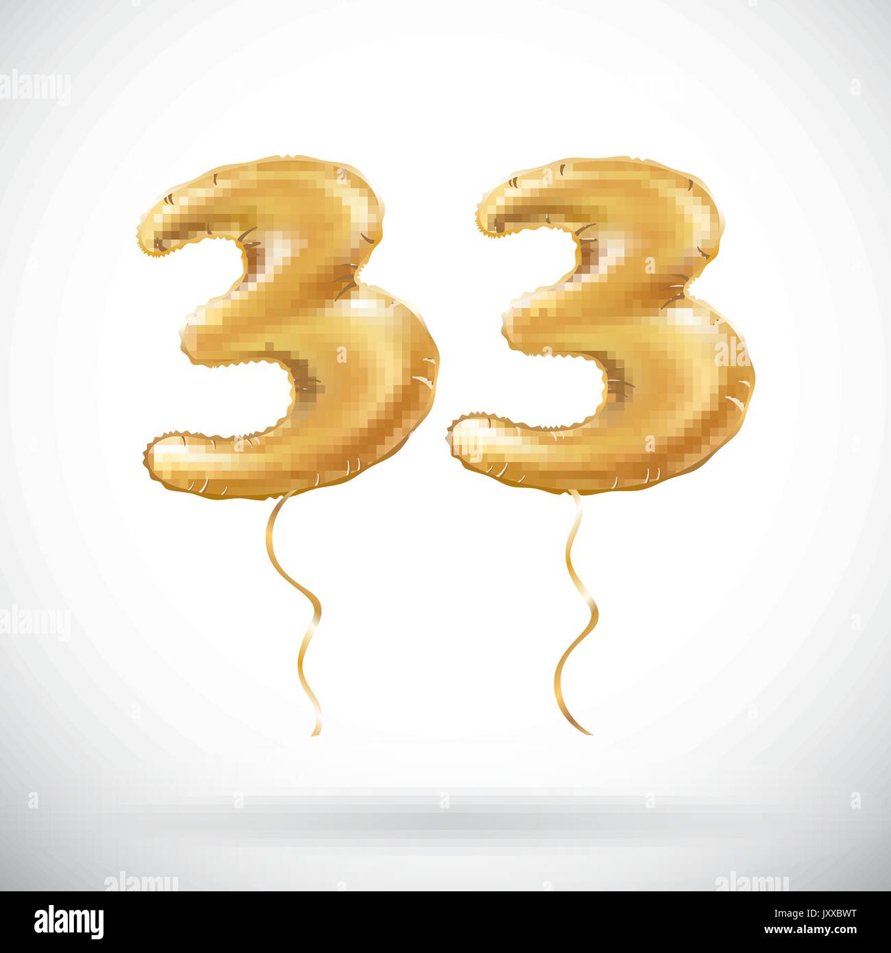 3d number 33 Stock Vector Images - Alamy