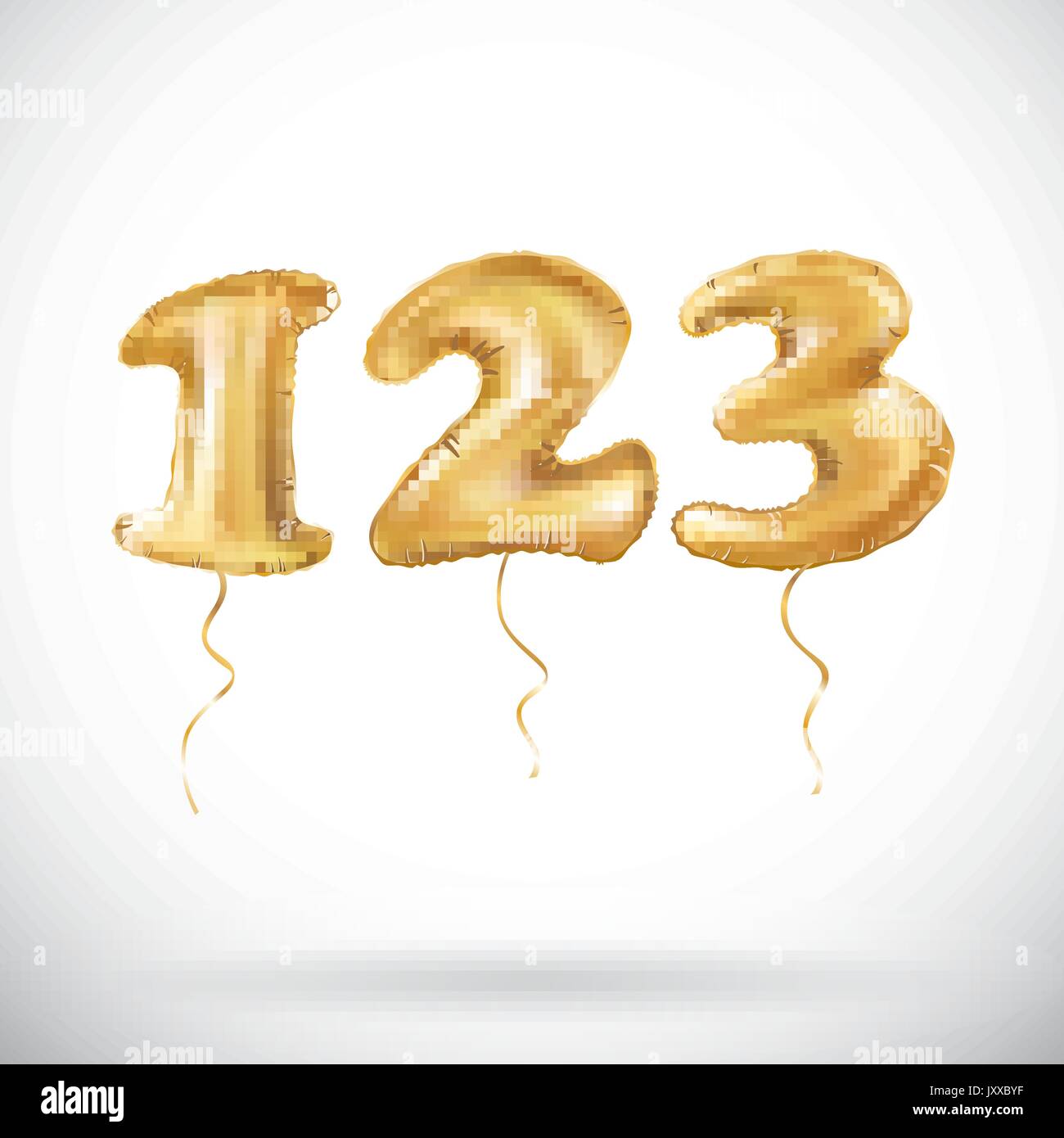 Numberballoon vector vectors hi-res stock photography and images - Alamy