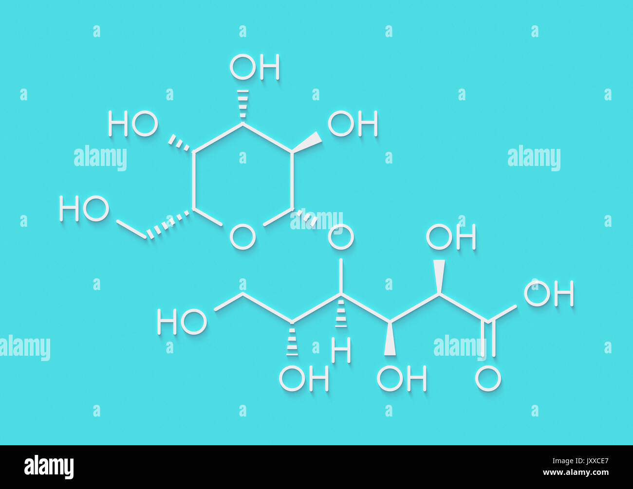 Lactobionic acid molecule hi-res stock photography and images - Alamy