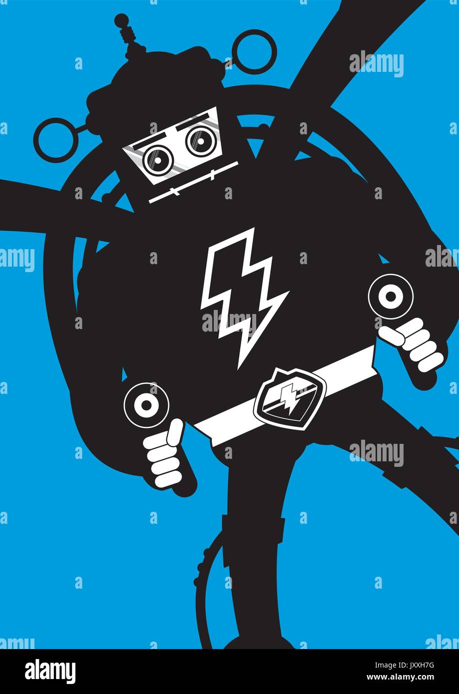 Giant robots Stock Vector Images - Alamy