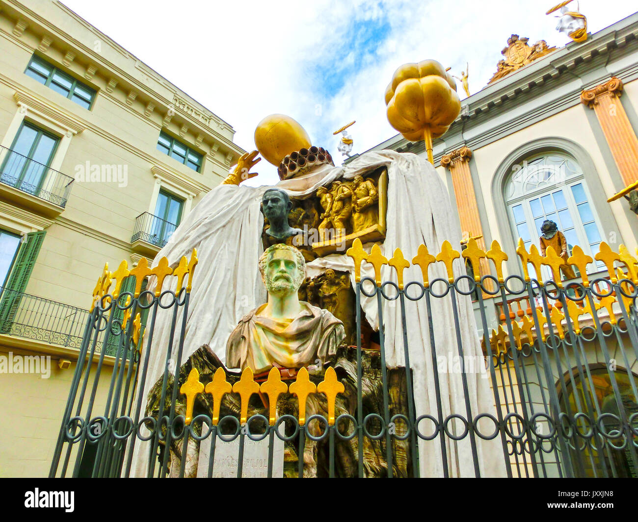 Figueres, Spain - September 15, 2015: Monument to the Catalan ...