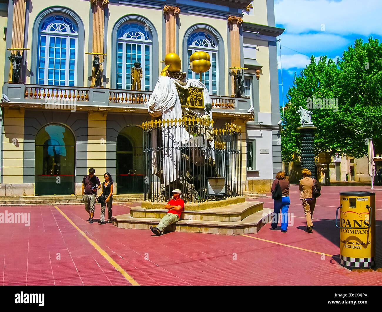 Figueres, Spain - May 07, 2007: Monument to the Catalan philosopher ...