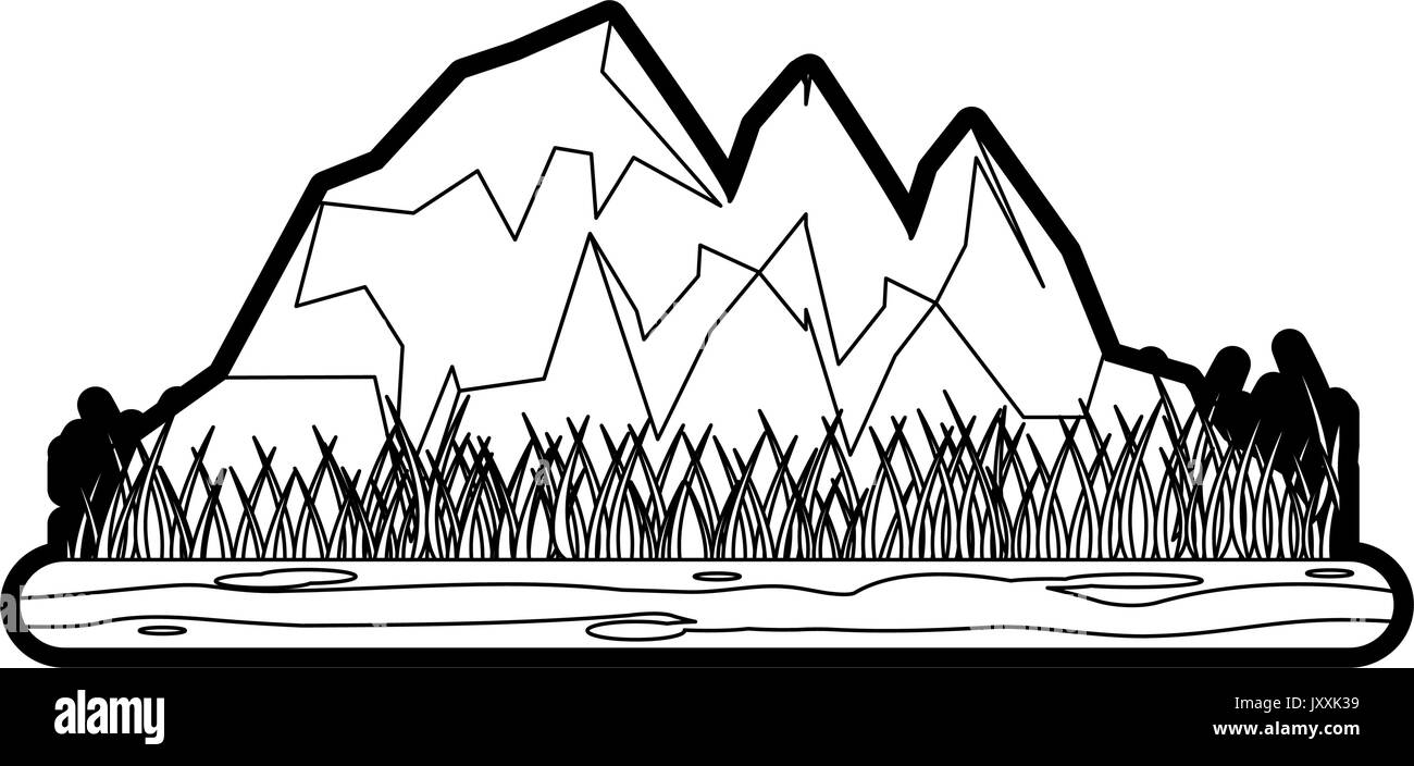 landscape vector illustration Stock Vector Image & Art - Alamy