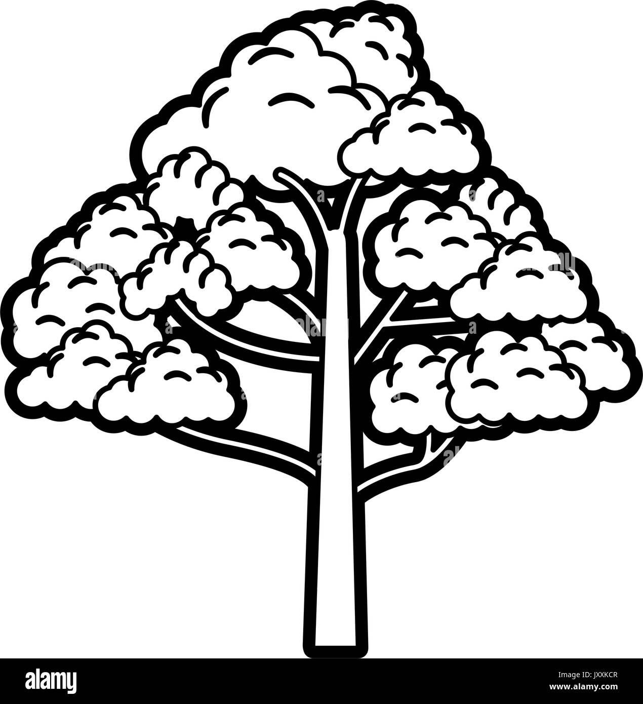 tree vector illustration Stock Vector Image & Art - Alamy