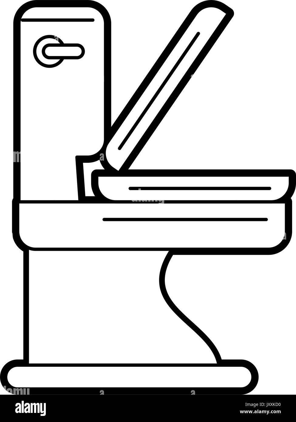 Inside restroom Stock Vector Images - Alamy