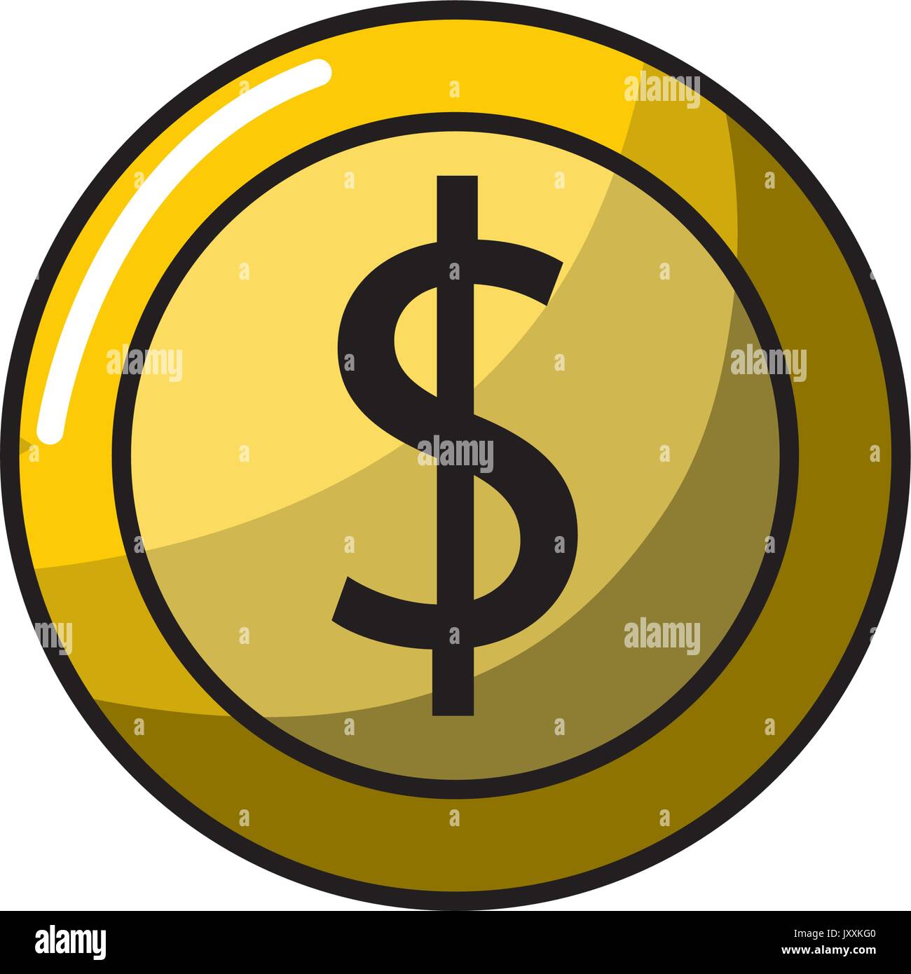 coin digital money to video game console Stock Vector Image & Art - Alamy