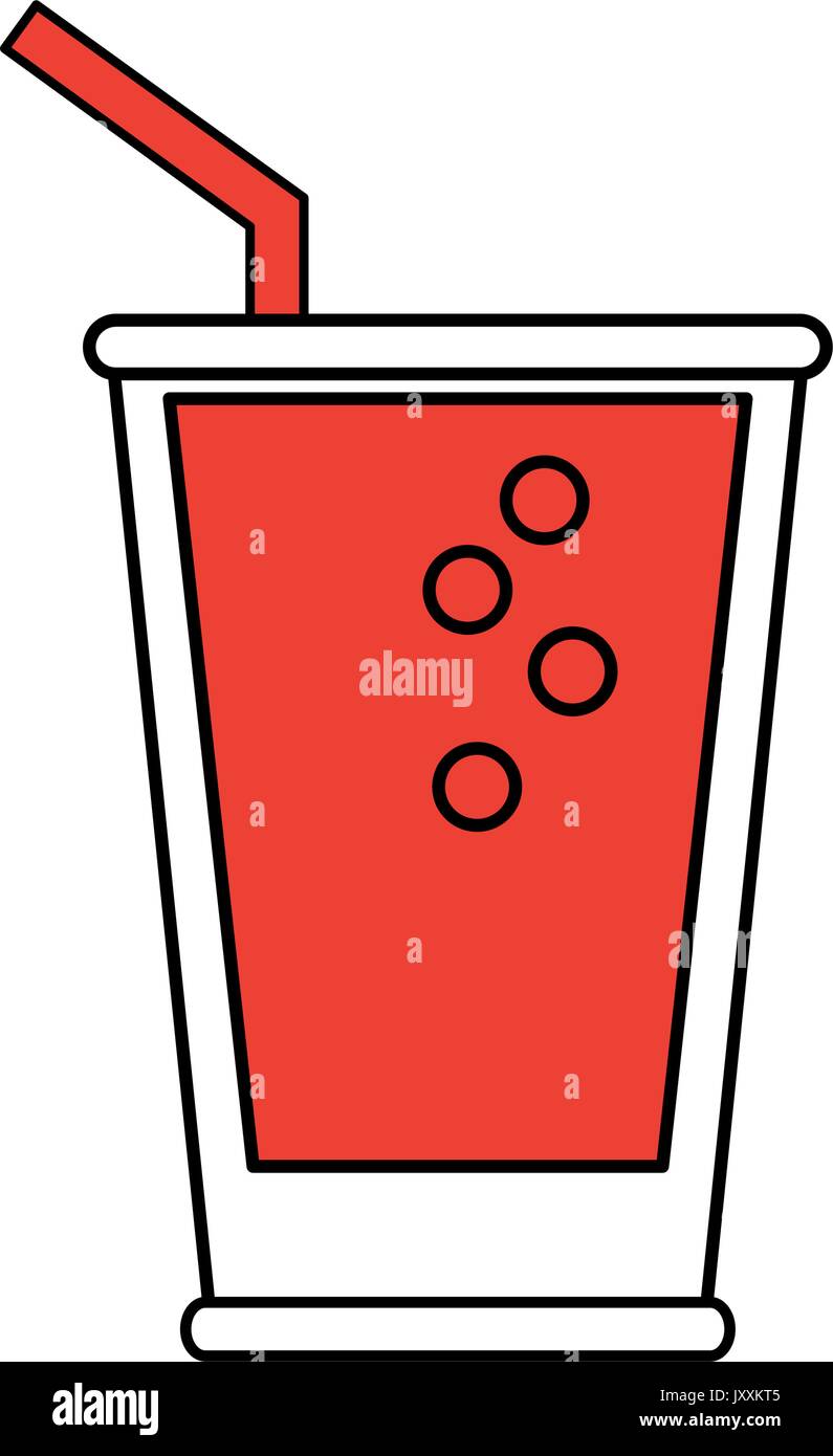 Mint smoothie drink line Stock Vector Images - Alamy