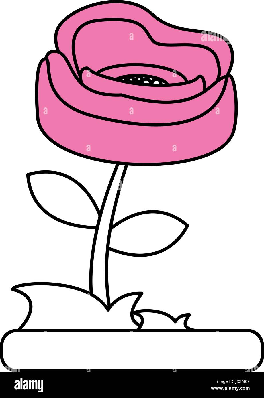 Uncolored flower hi-res stock photography and images - Alamy