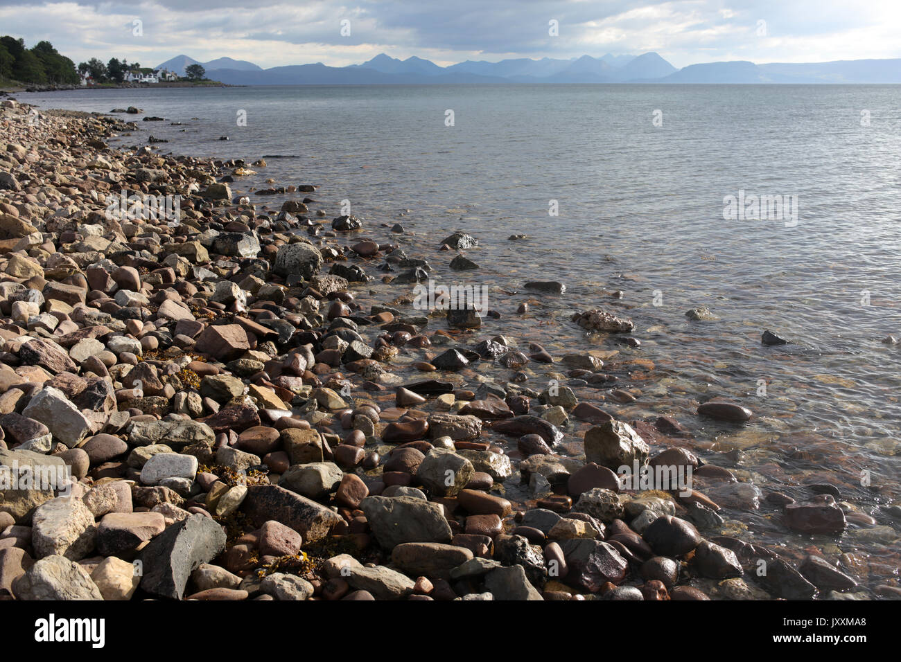 View on the Cuilins from Applecross - Ross and Cromarty - Highlands ...