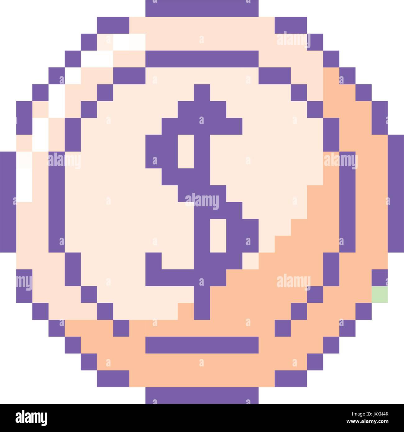 coin digital money to video game console Stock Vector Image & Art - Alamy