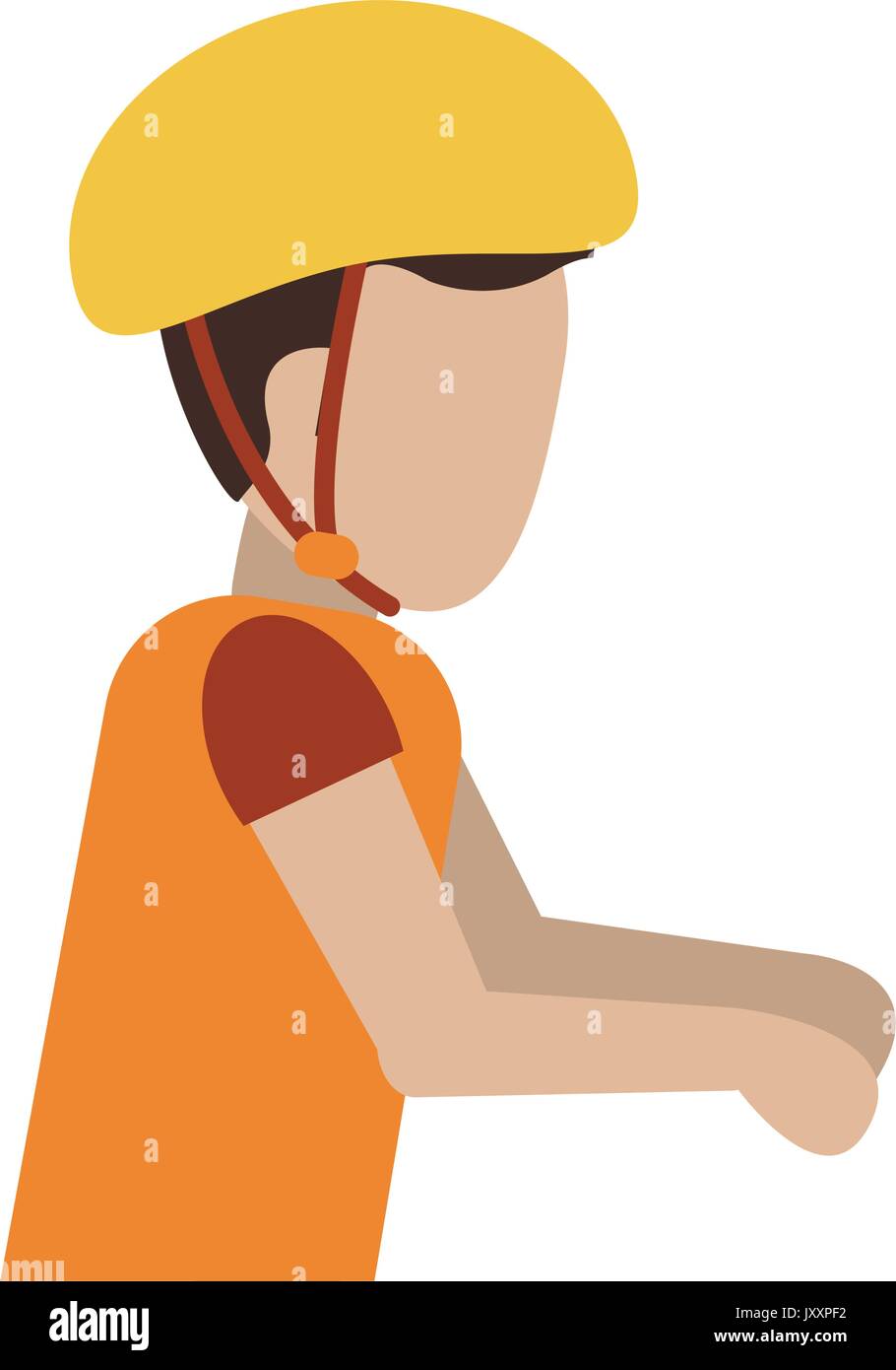 Wearing face visor Stock Vector Images - Alamy