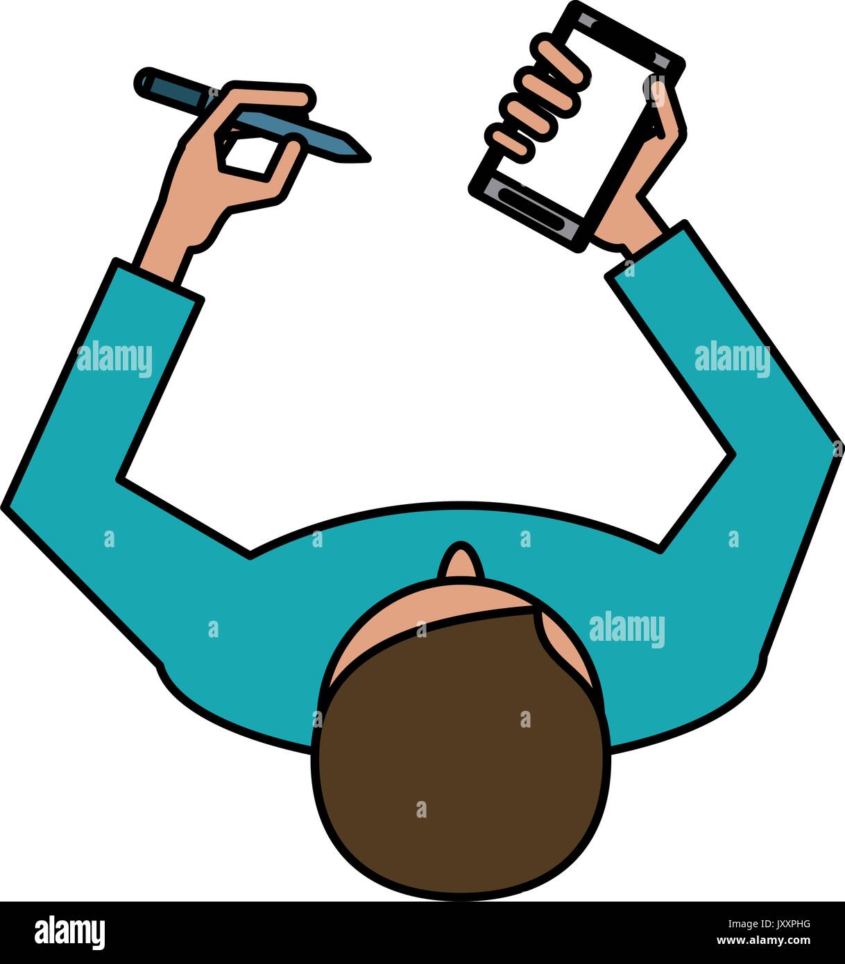 person using cellphone icon image Stock Vector Image & Art - Alamy