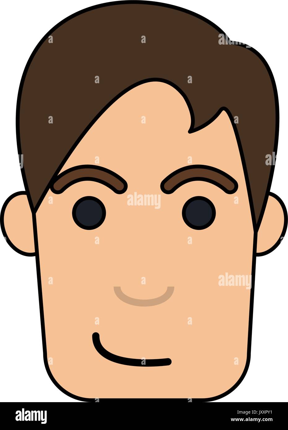 Confident smirk Stock Vector Images - Alamy