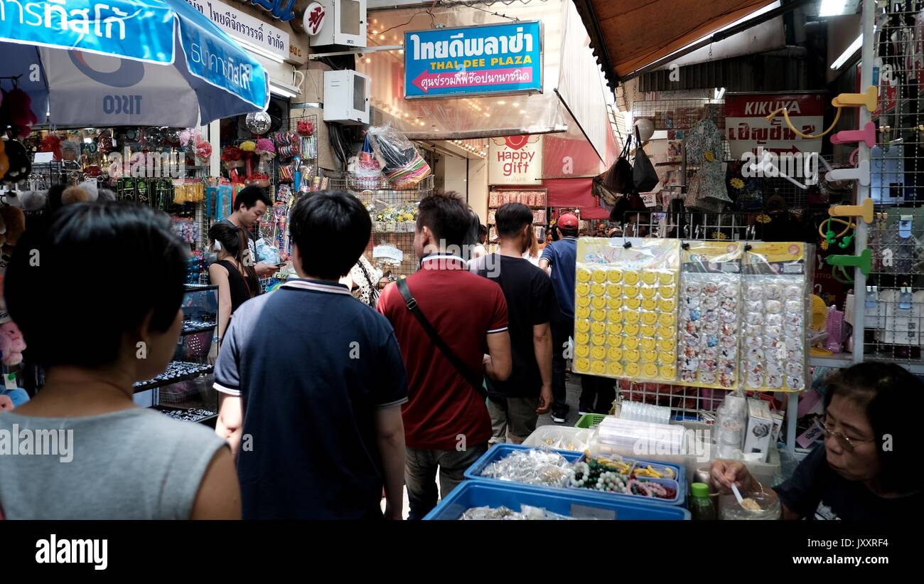 Chinatown Bangkok Back Alley Sampaeng Lane is the best Soi for Shopping in Thailand Stock Photo ...