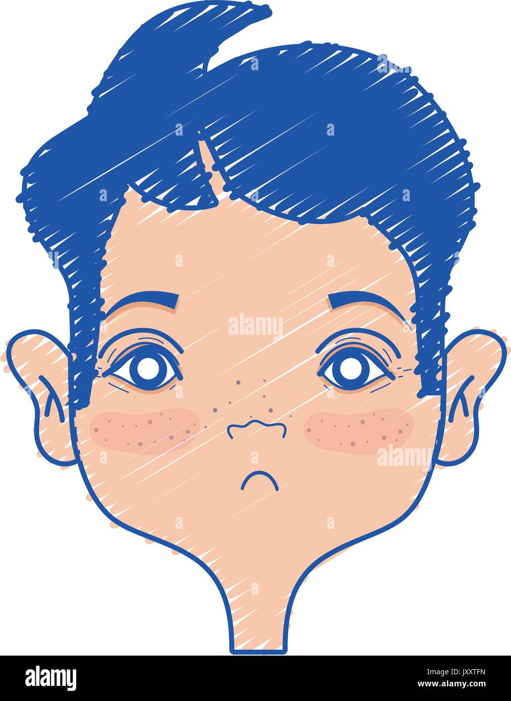 man face with hairstyle design Stock Vector Image & Art - Alamy