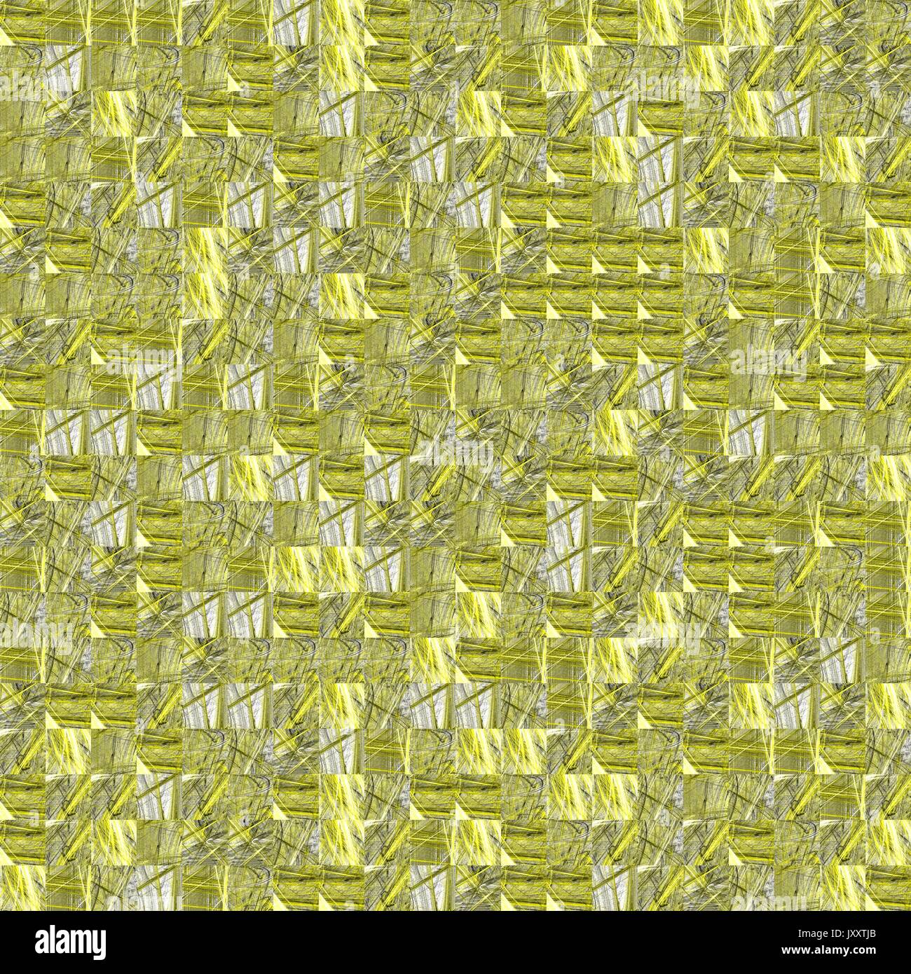 Abstract grunge yellow texture on white background. Rough noise design. Small broken patterns ...