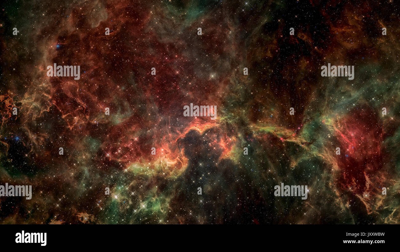 Remnant of the supernova explosion. Elements of this image furnished by ...