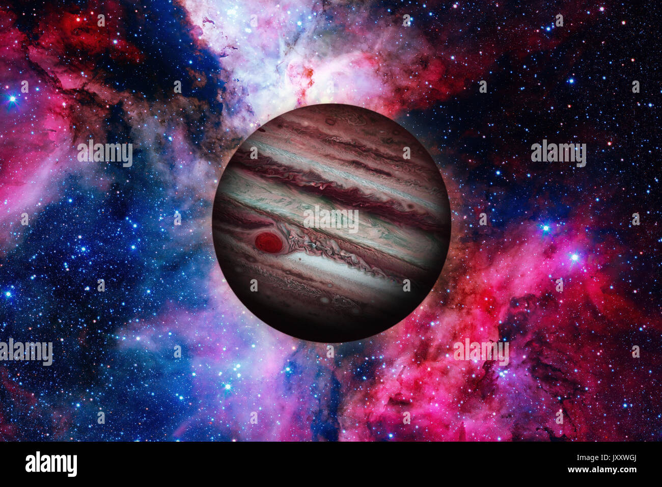 Solar System - Jupiter. It is the fifth planet from the Sun and the ...