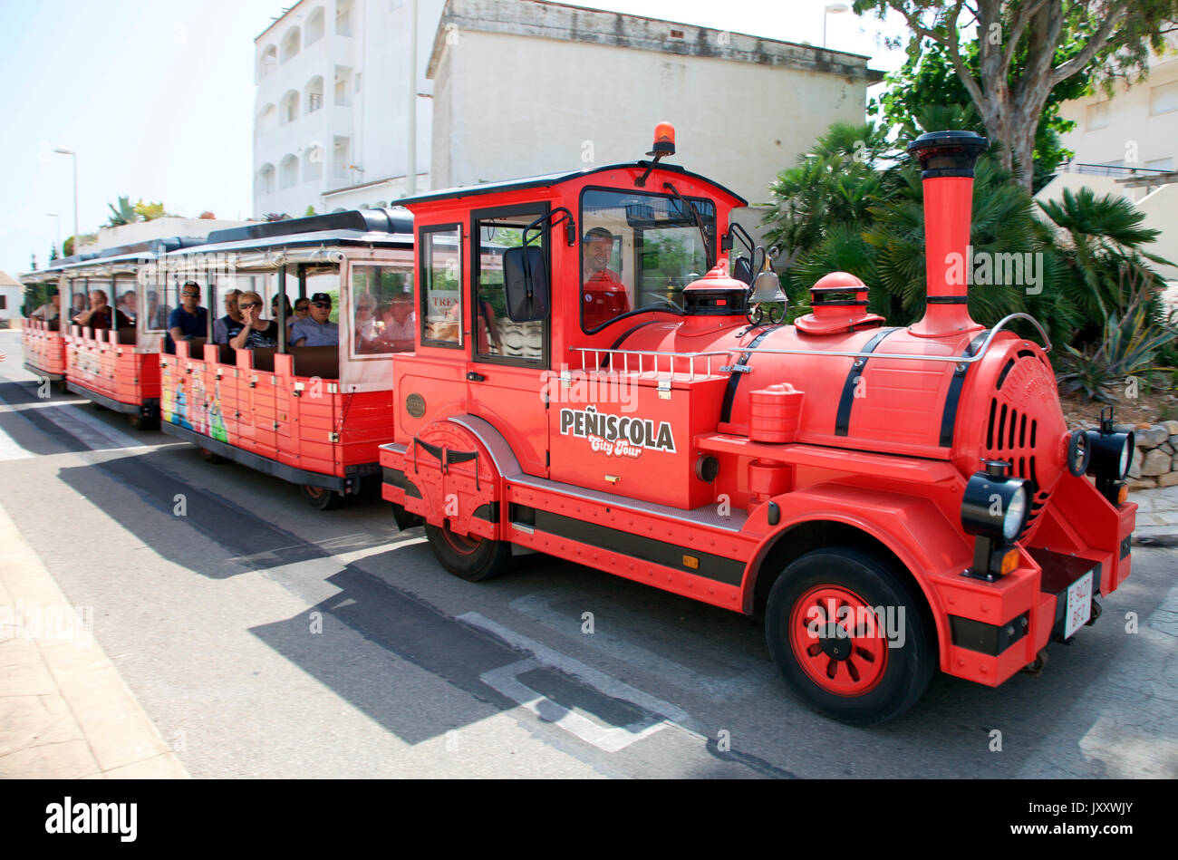 Red tourist train hi-res stock photography and images - Alamy