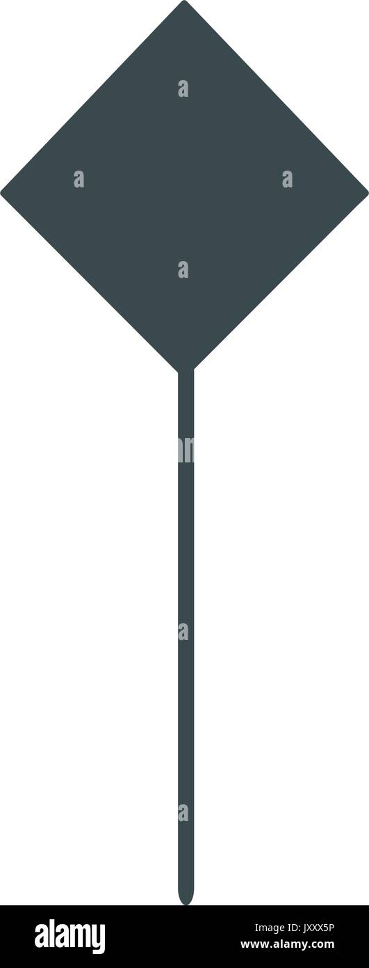 sign traffic road warning blank Stock Vector Image & Art - Alamy