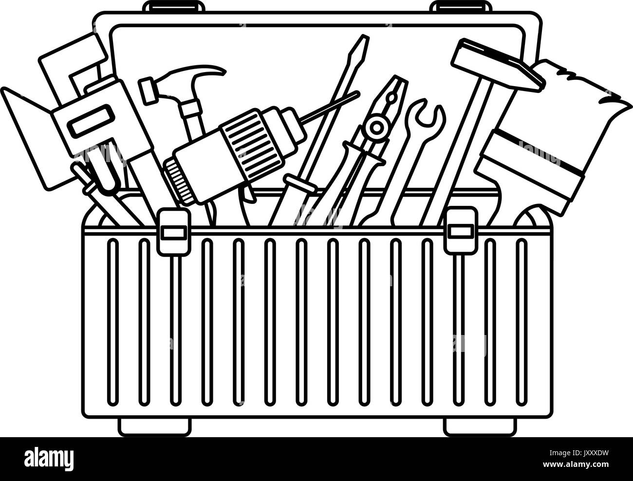 Tool Box Clip Art Black And White at Beth Barnard blog