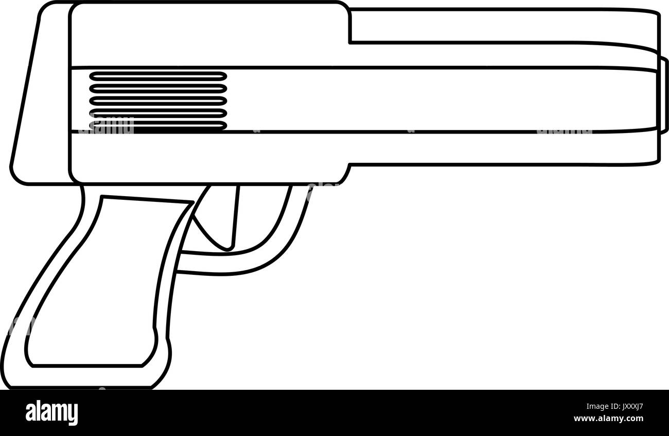 powerful gun caliber forces automatic icon Stock Vector Image & Art - Alamy