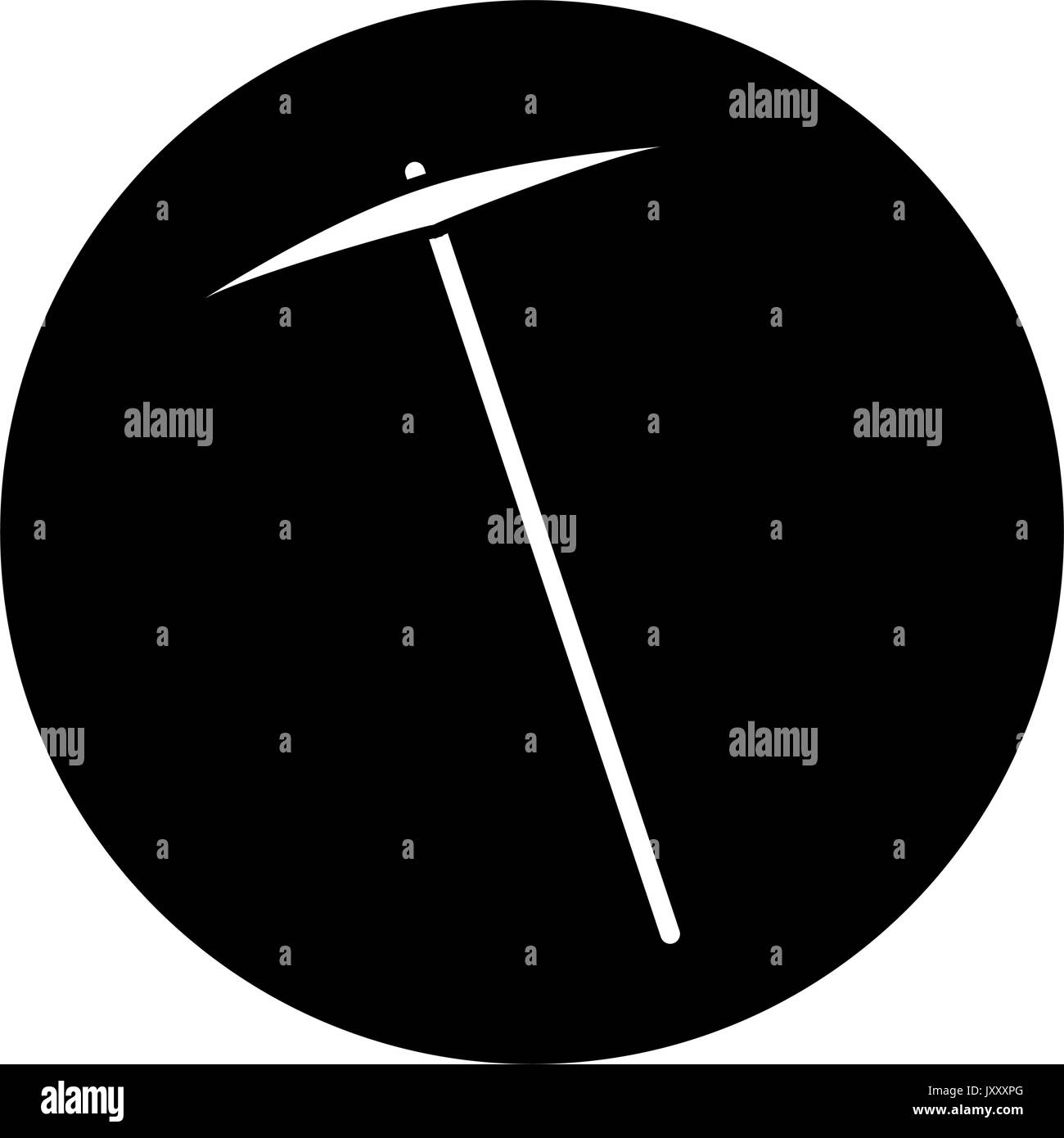 Pickaxe pick axe ax Black and White Stock Photos & Images - Alamy