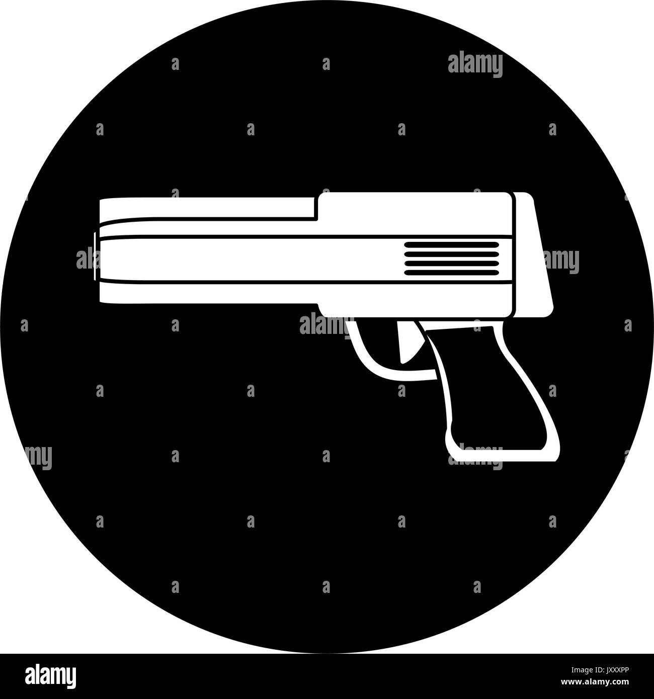powerful gun caliber forces automatic icon Stock Vector Image & Art - Alamy