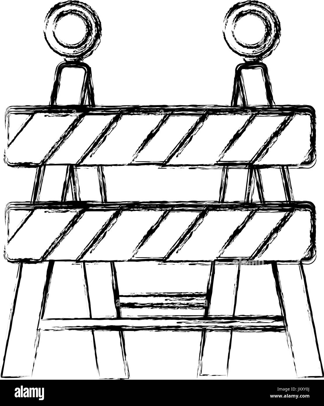 under construction barrier icon graphic design Stock Vector Image & Art ...