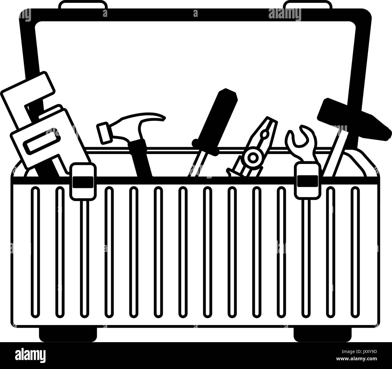 Toolbox instruments Stock Vector Images - Alamy