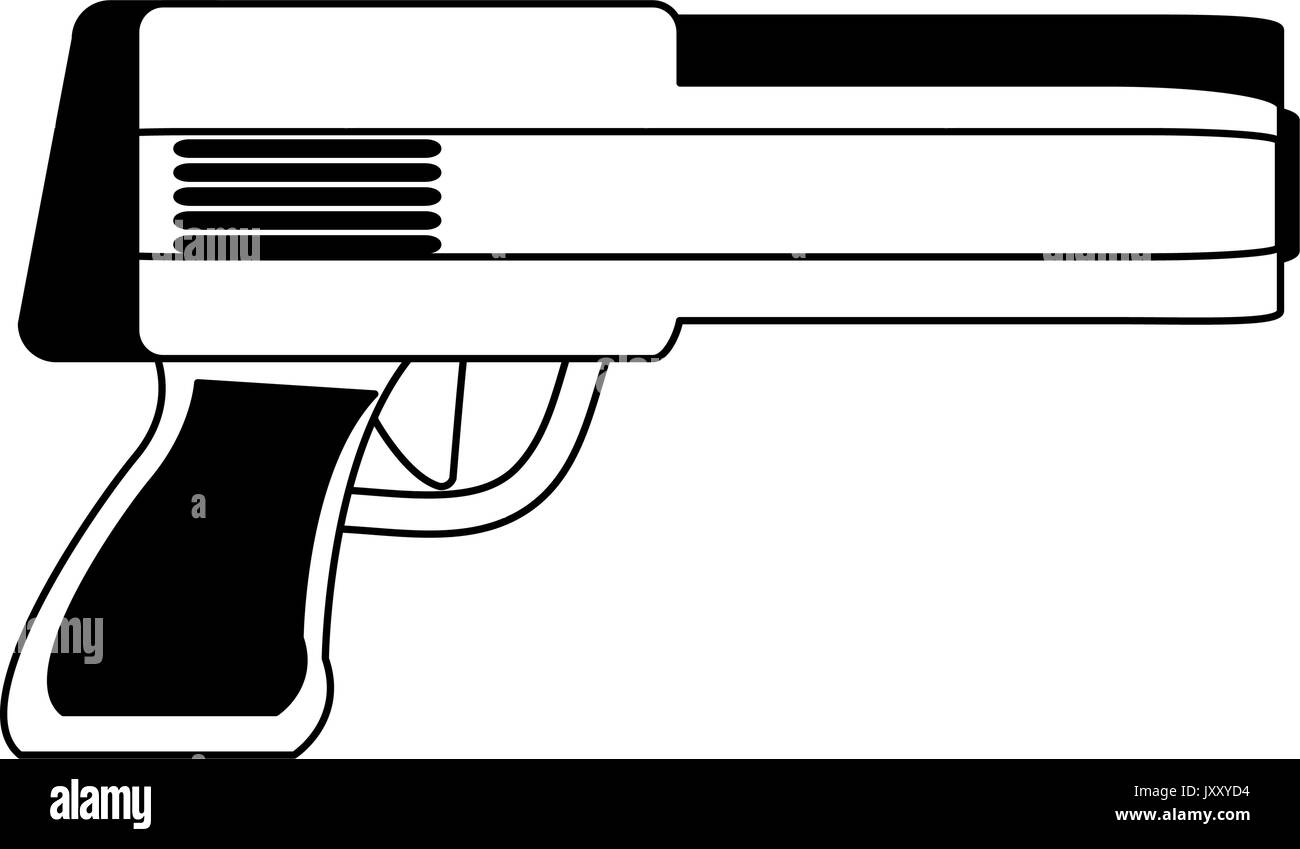 powerful gun caliber forces automatic icon Stock Vector Image & Art - Alamy