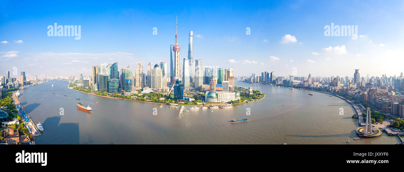 Shanghai urban landscape Stock Photo - Alamy