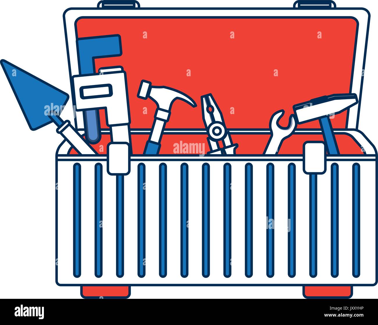 Toolbox instruments Stock Vector Images - Alamy