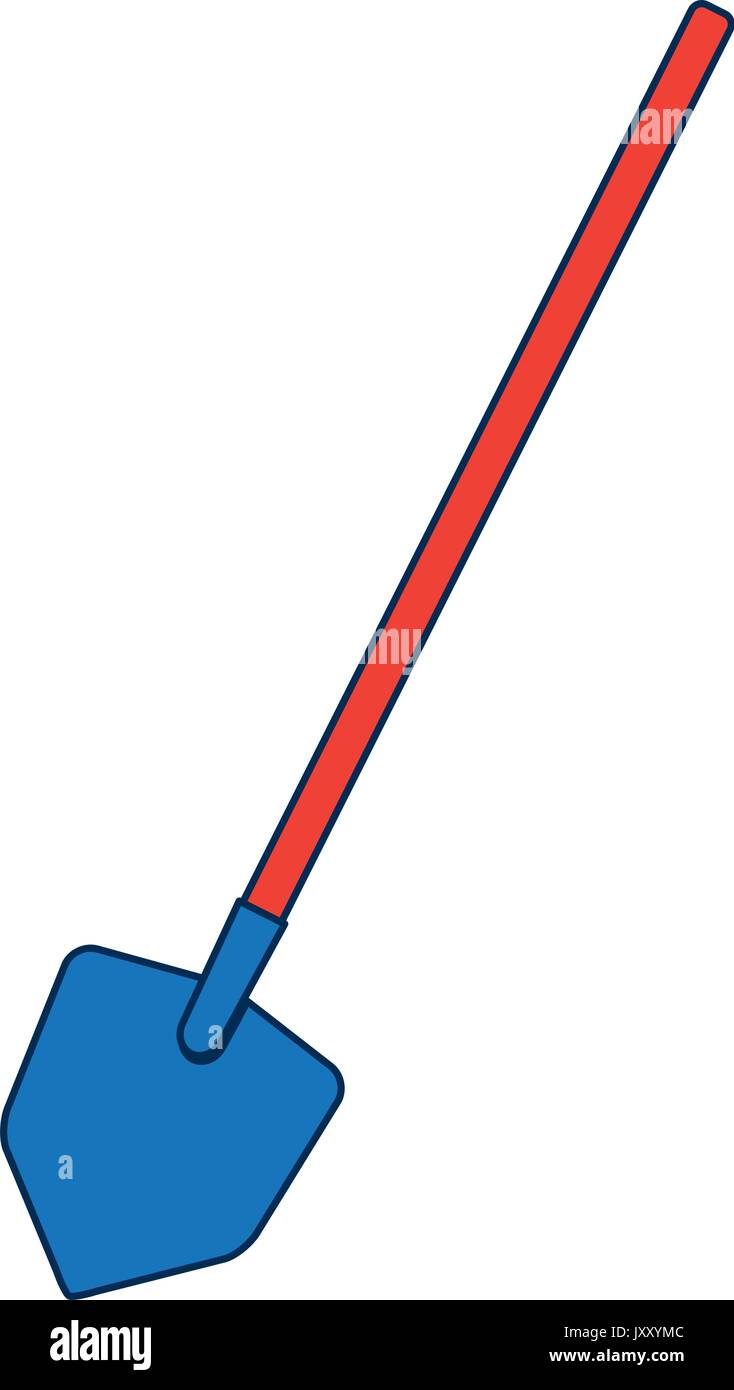 shovel building tools for work instrument for diging Stock Vector Image ...