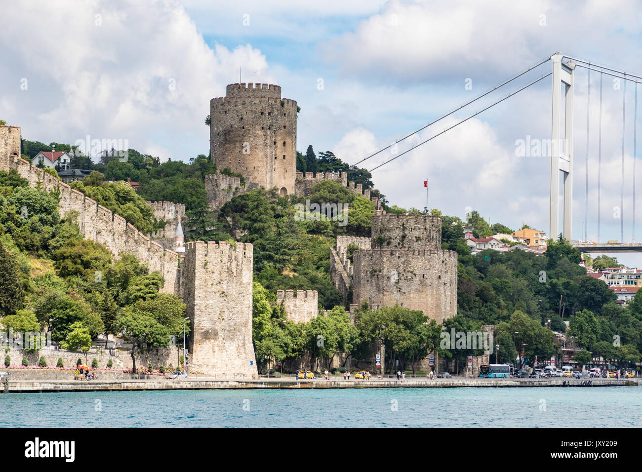 Rumeli Castle on Bosphorus Strait in Turkey Stock Photo - Alamy