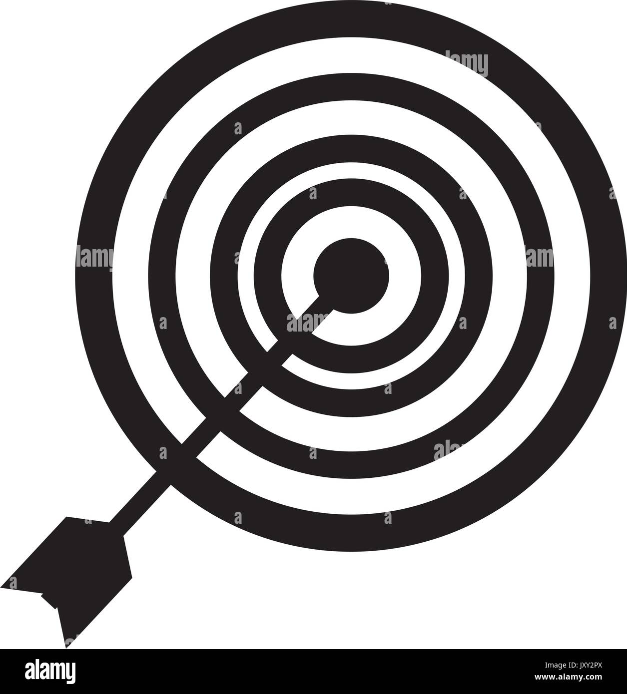 target with arrow icon Stock Vector Image & Art - Alamy