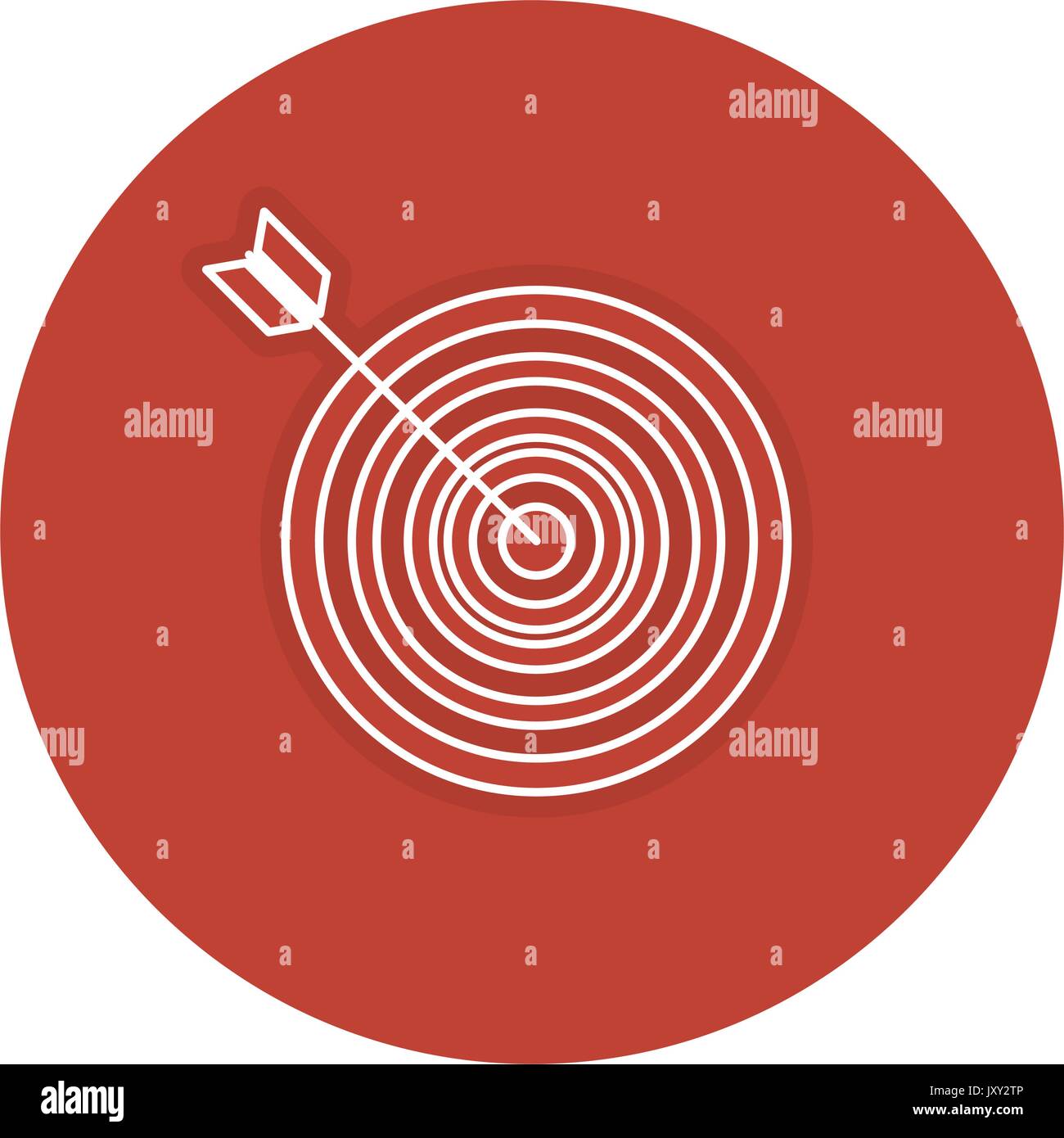 target with arrow icon Stock Vector Image & Art - Alamy