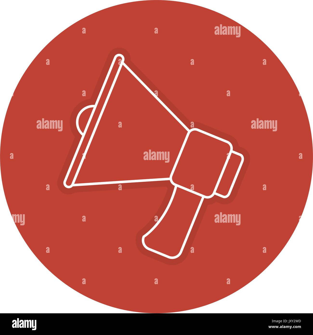megaphone sound isolated icon Stock Vector Image & Art - Alamy