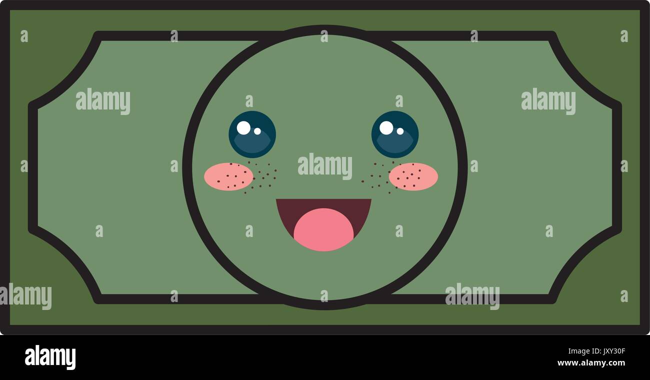 bill dollar money kawaii character Stock Vector Image & Art - Alamy