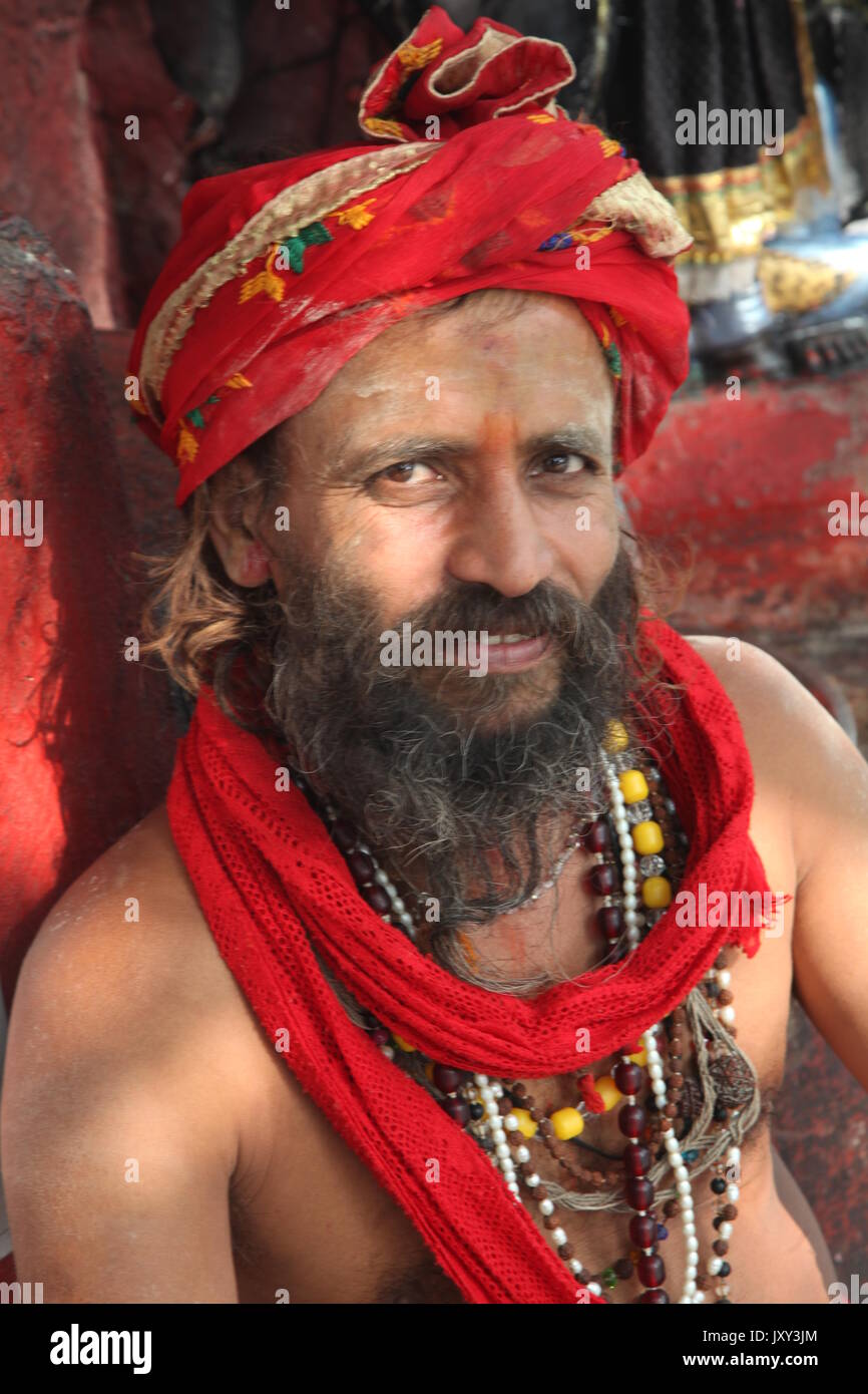 Indian Baba, Swami, Sadhu, Holy Man and Pilgrim, Saddhu, Haridwar ...