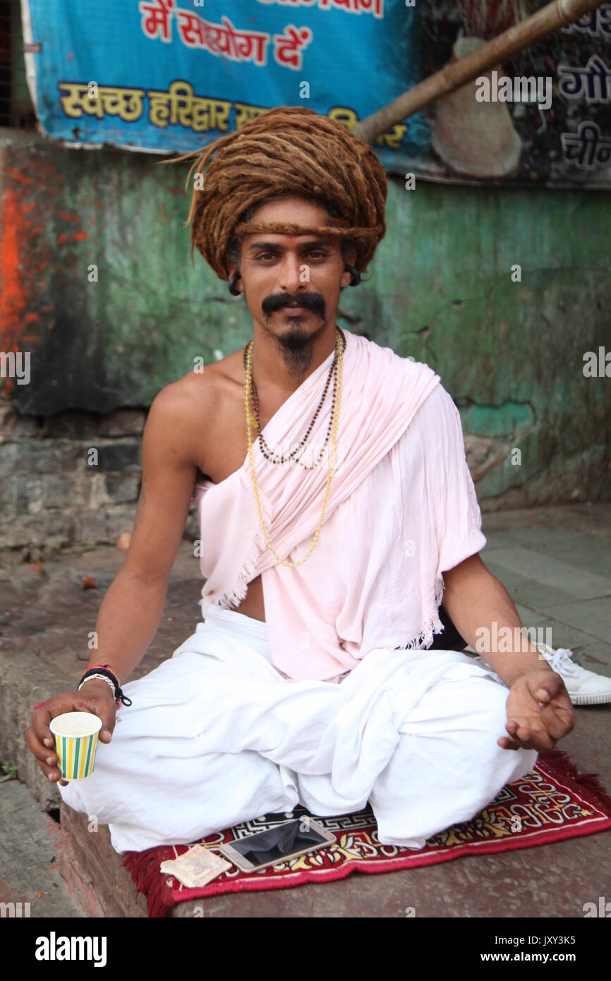 Long Hair Baba, Hindu Swami, A sadhu holy man, Sadu, Hindu Priest ...