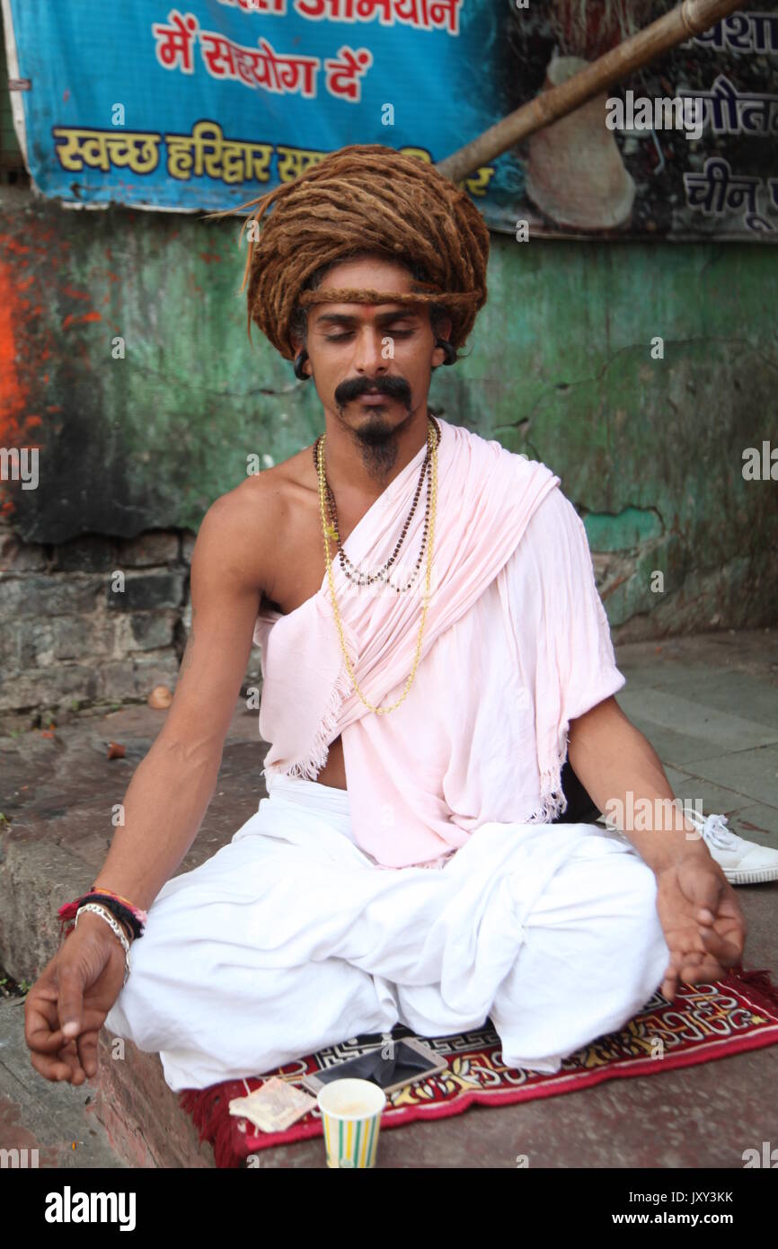 Long Hair Baba, Hindu Swami, A sadhu holy man, Sadu, Hindu Priest ...