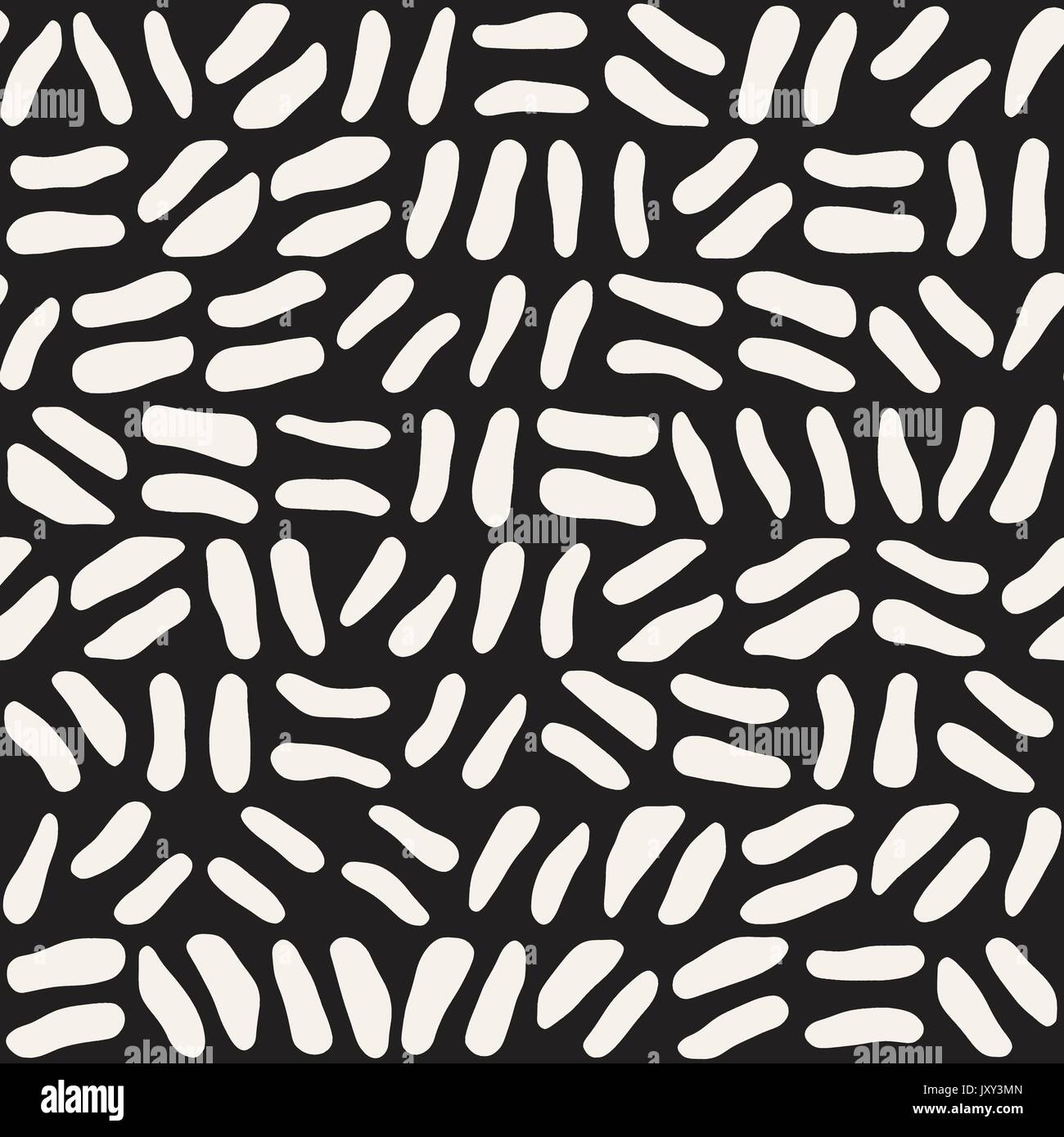 Seamless freehand pattern. Vector abstract rough lines background. Hand ...