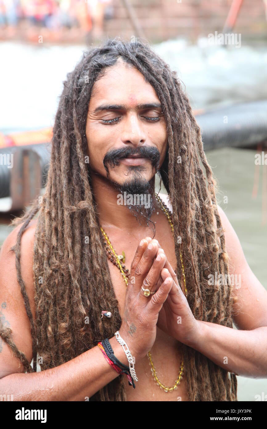 Long Hair Baba, Hindu Swami, A sadhu holy man, Sadu, Hindu Priest ...