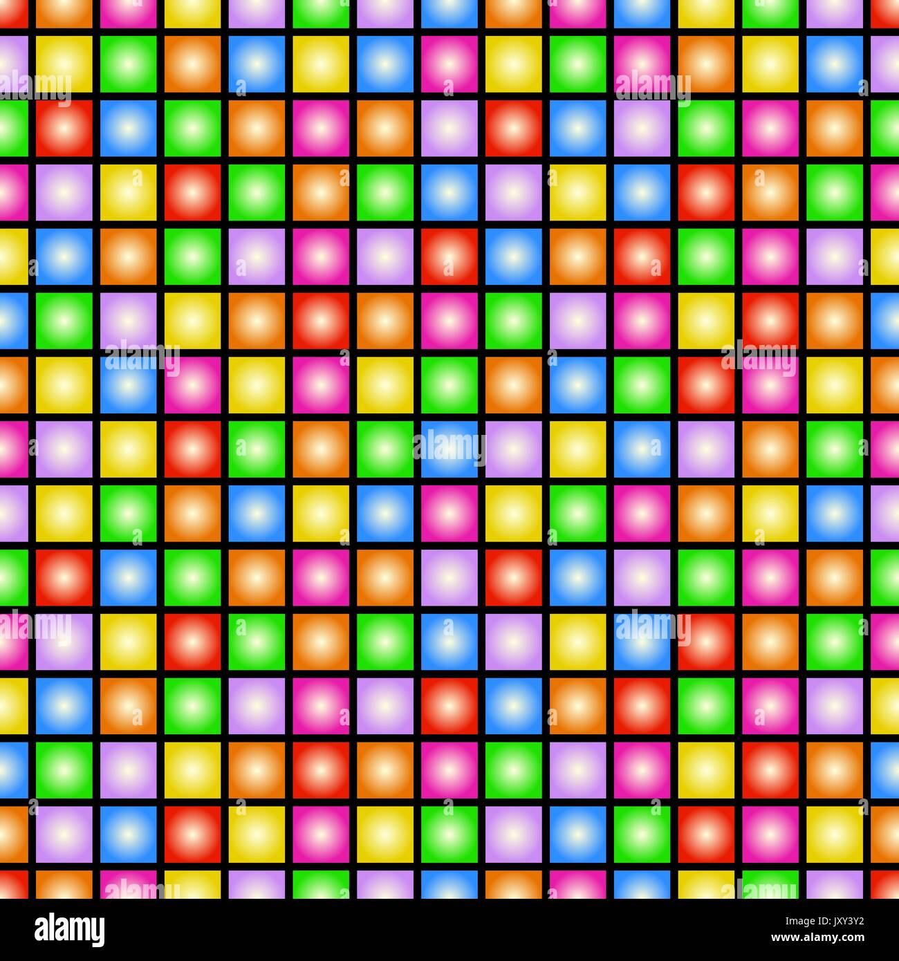 Funky colorful tileable 80s style vector wallpaper that repeats left ...